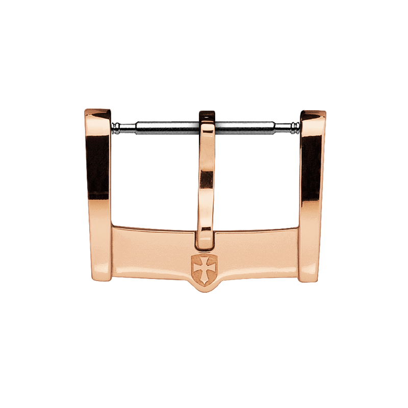 Pin buckle - rosegold PVD - 18 mm