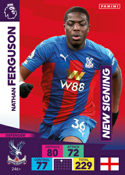 246+ Nathan Ferguson New Signing (Crystal Palace) - MVP Collectibles