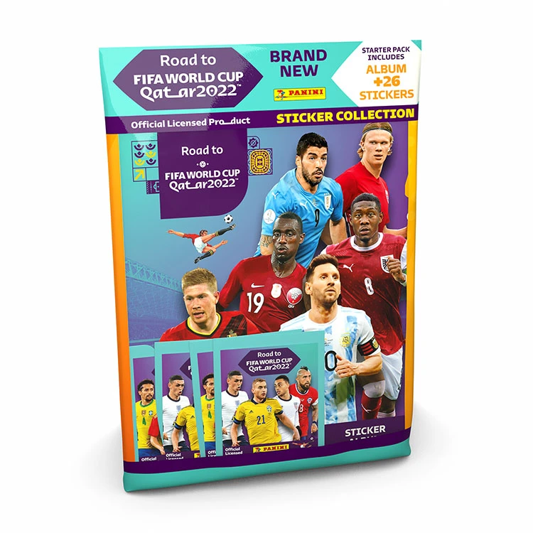 Panini Road To World Cup 2022 Sticker Collection - Starter Pack