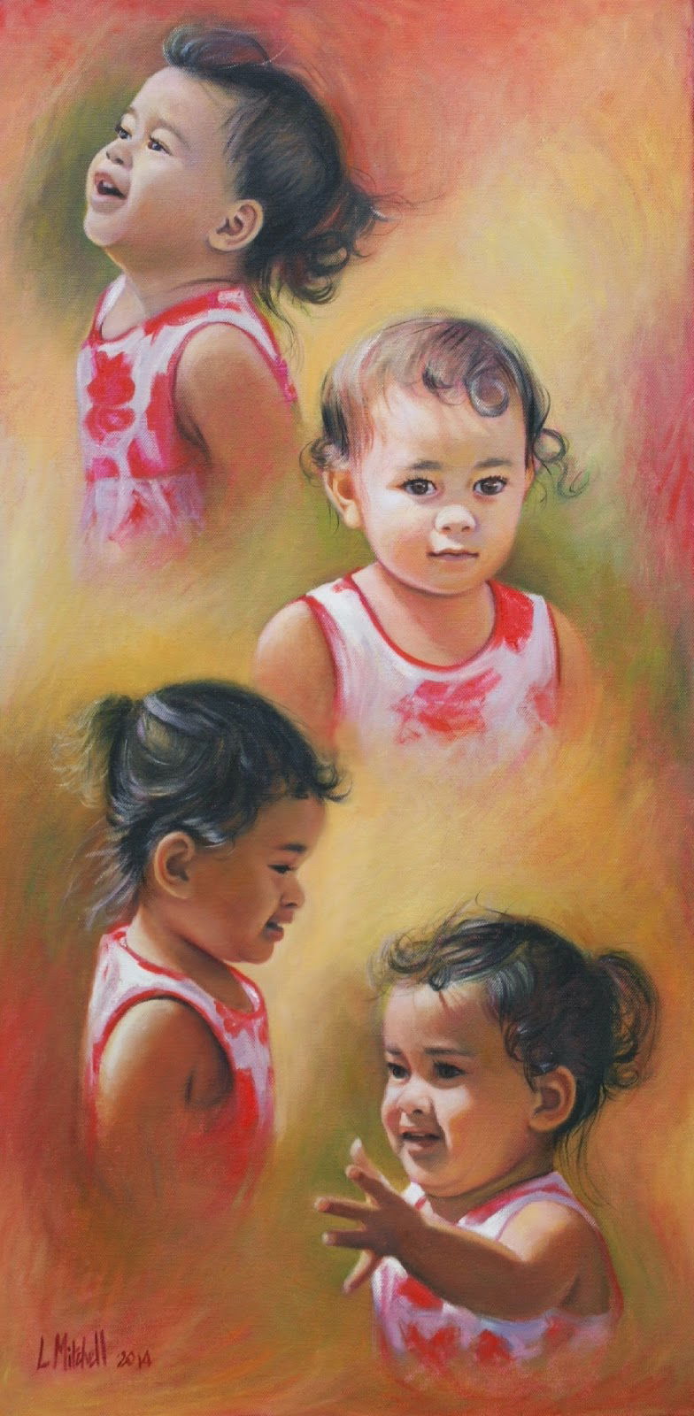 Azalea in the garden - Lindsay Mitchell Artist