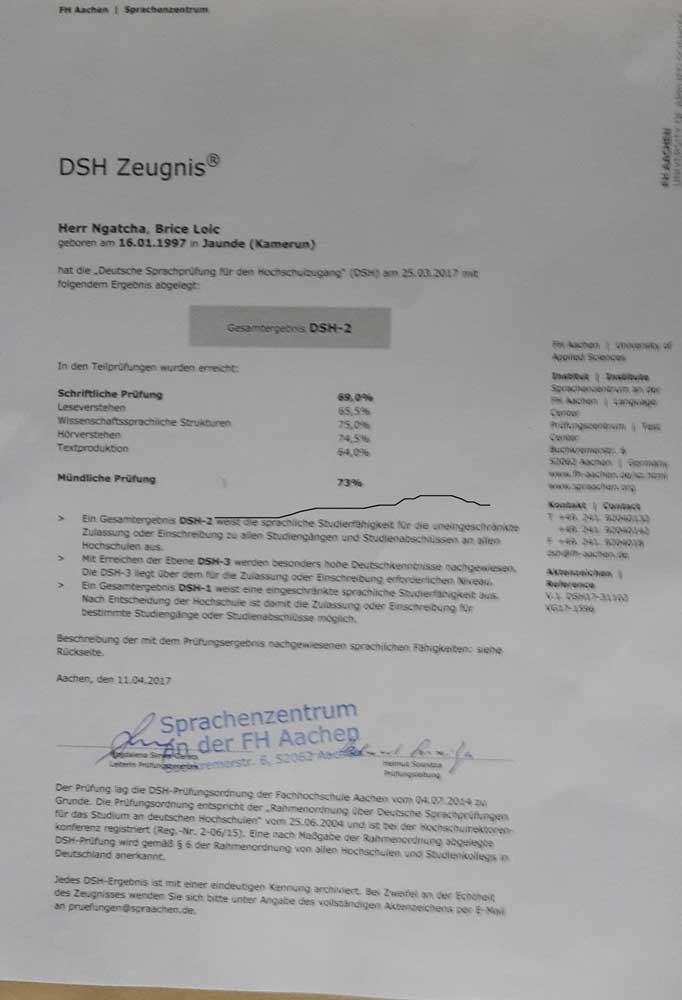 TestDaF Certificate - Buy German TELC Zertifikat Online