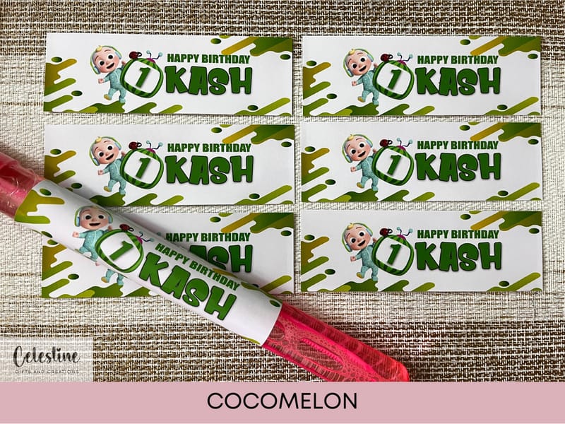 BUBBLE WAND LABELS - Celestine Gifts and Creations