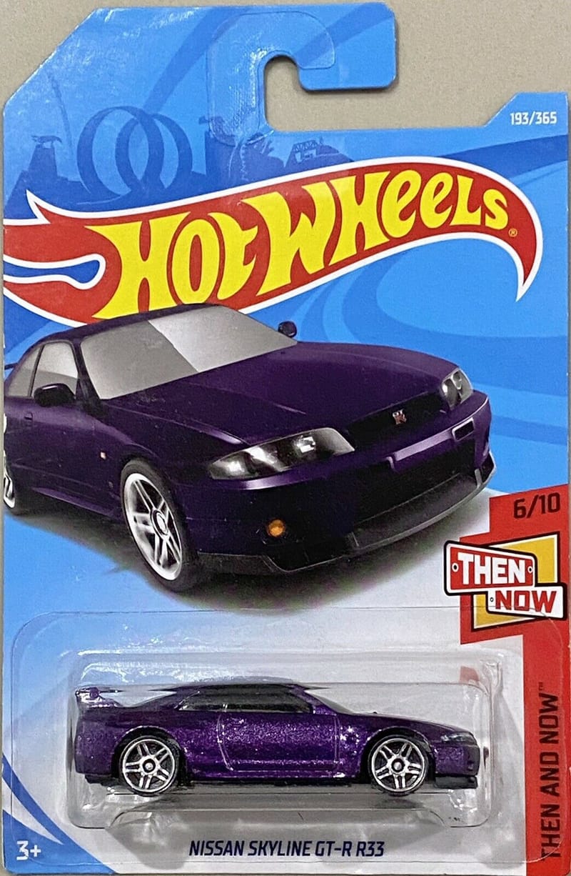Hot wheels nissan skyline gt-r r33 Mid night purple - Toysmart