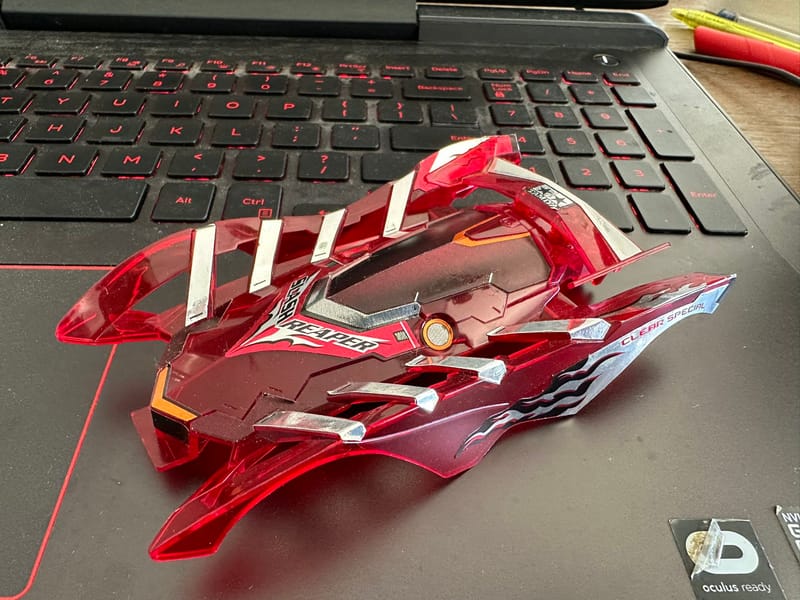 *Stickers on* Slash Reaper Clear Red Special body (for VS/AR Chassis ...