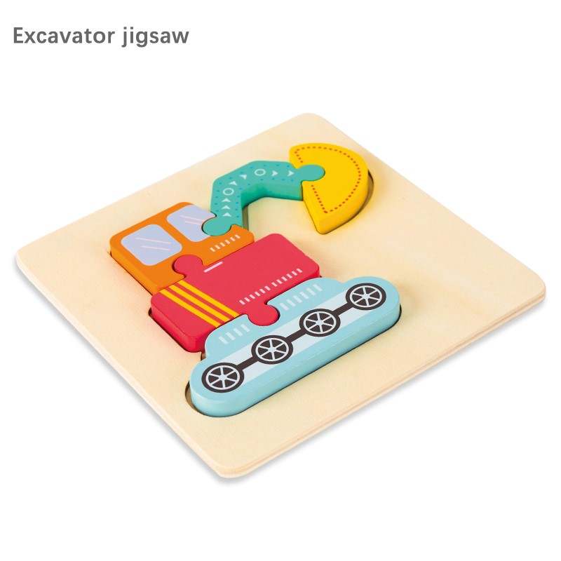 Excavator - Wooden 3D Puzzle - Hugs® Store