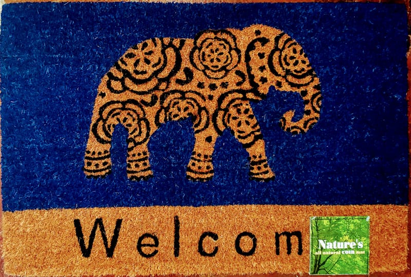 Mats - 100% Natural Coir with Non-Slip Back Welcome Mats - Shopping Buddy