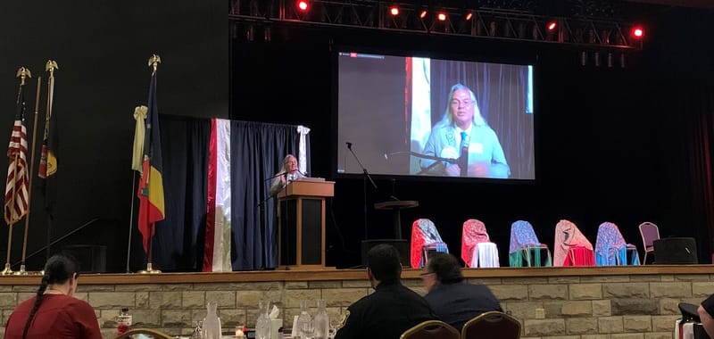 Chairperson Aaron Payment at Community Response Plan Event - Advocacy ...