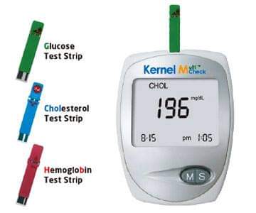 Hemoglobin Rapid Finger Prick Test Meter