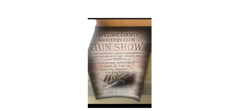 Join us at the Gun Show in Neligh, Jan. 8 - 9 - Voices of Nebraska