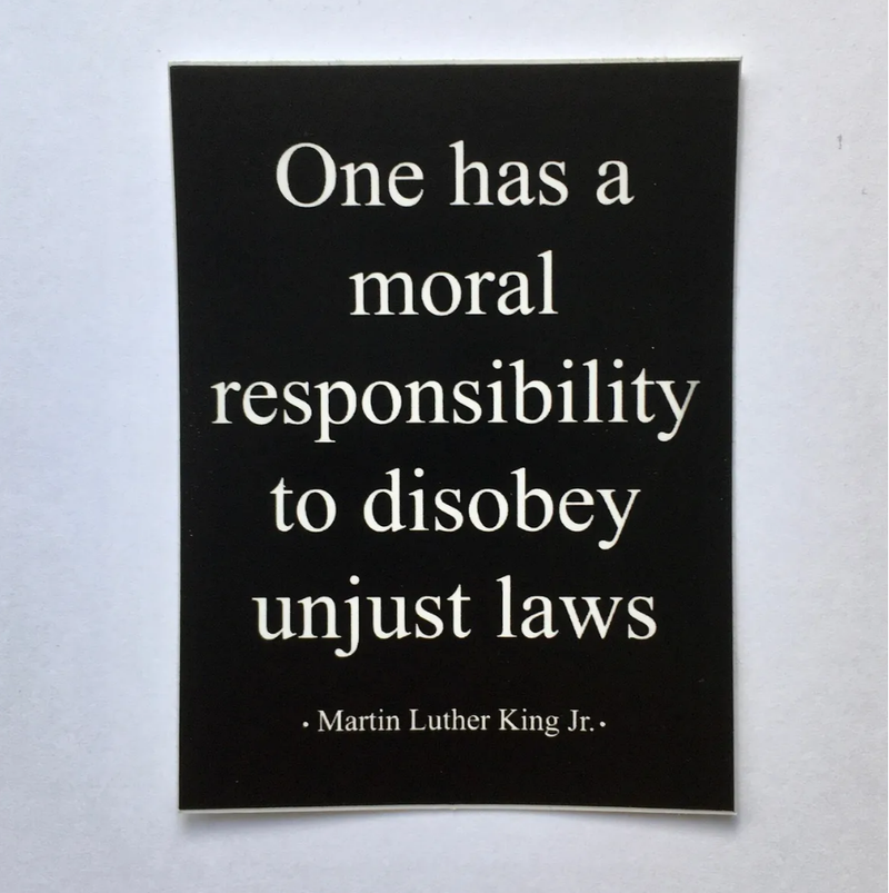 "An unjust law is no law at all." - Voices of Nebraska