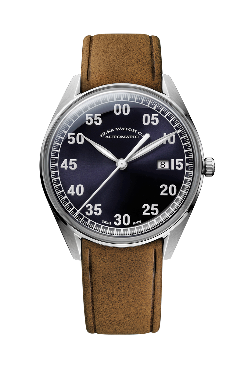 ELKA X Series-Blue Dial - Automatic Watch - Leather - Elka X03-0804