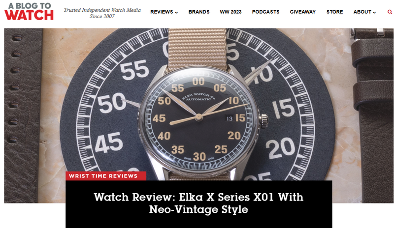 Elka X Series X01 Watch Review