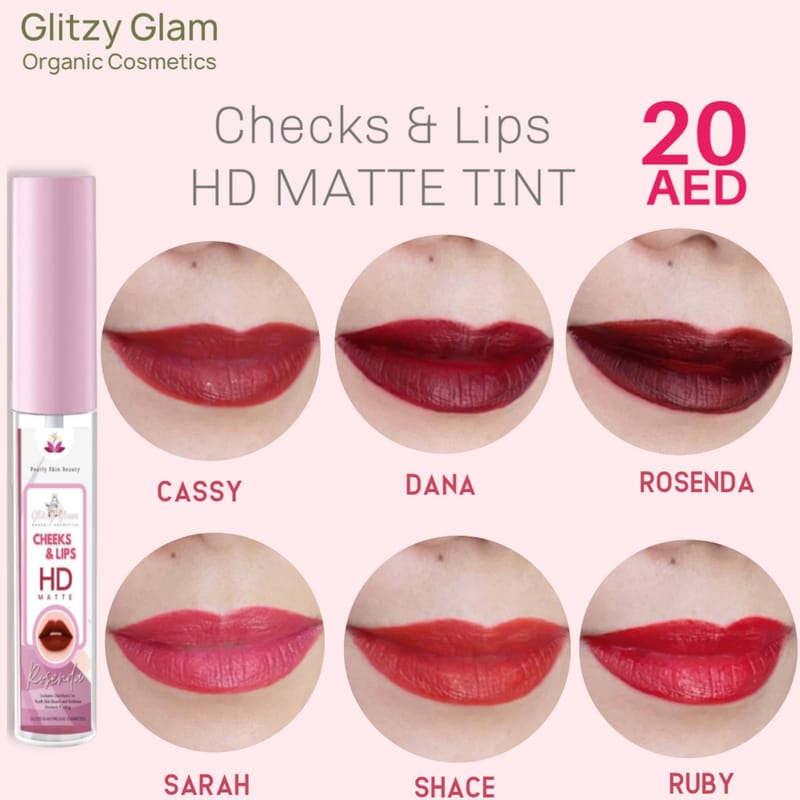 HD MATTE TINT-CHEEKS & LIPS - PEARLY SKIN BEAUTY