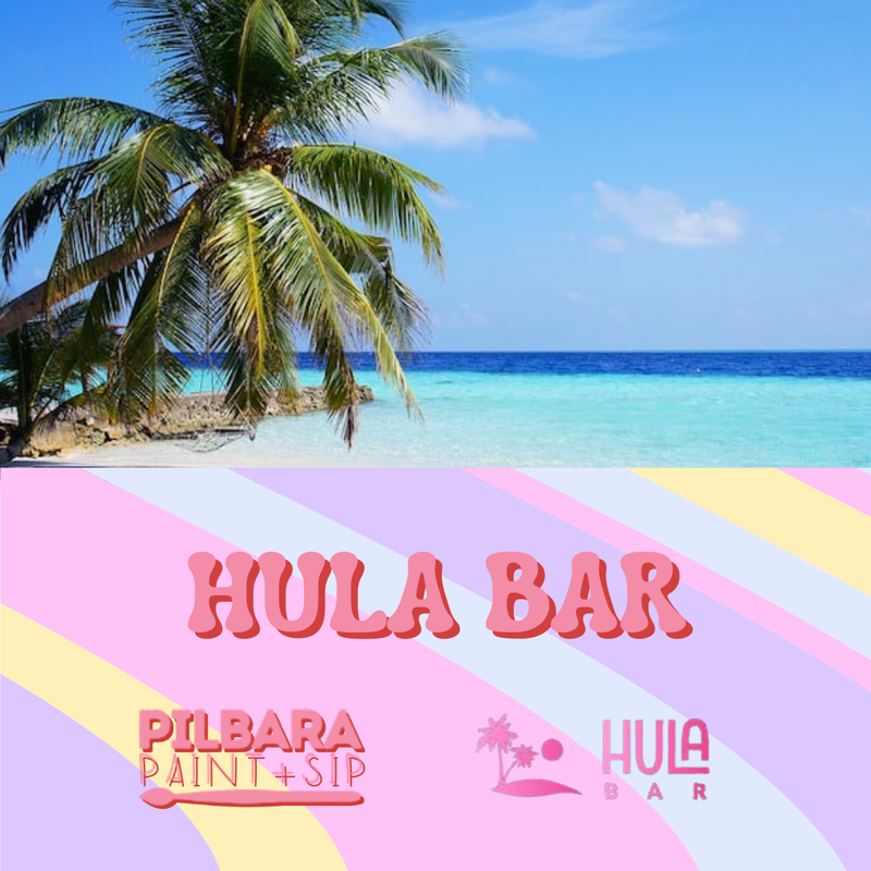 Pilbara Paint & Sip at Hula Bar