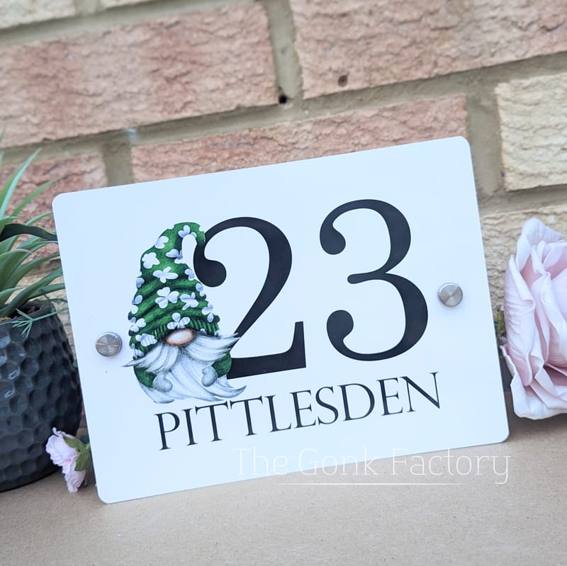 'Galaxy Gonk' Design House Number Plaque