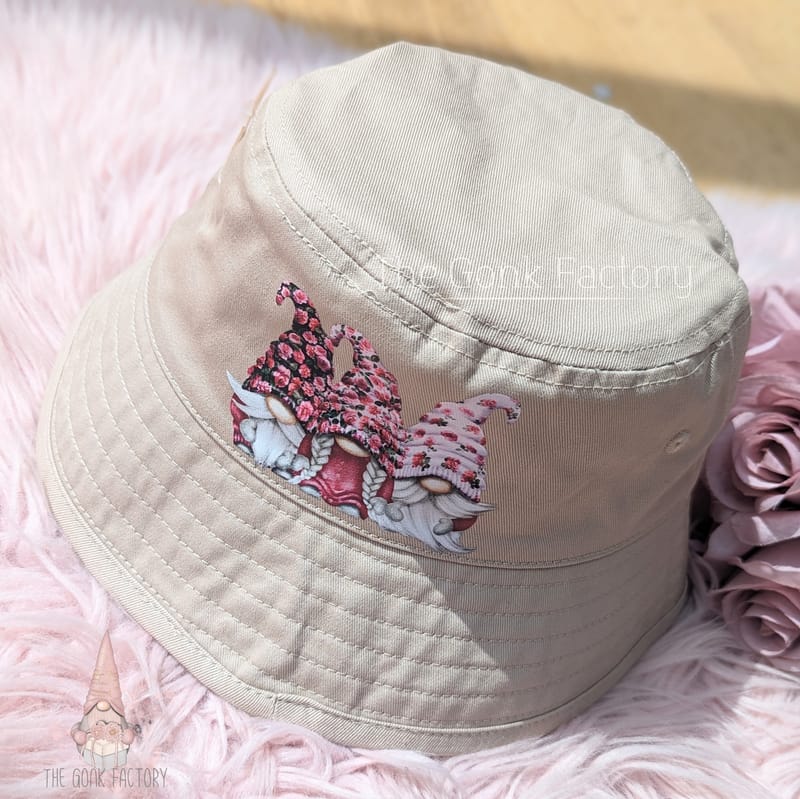 Sand 'Gothic Gonks' Bucket Hat