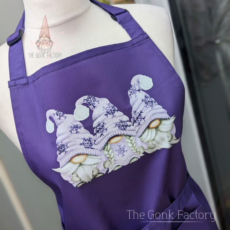 Navy 'Ginger-Man Gonk' Apron