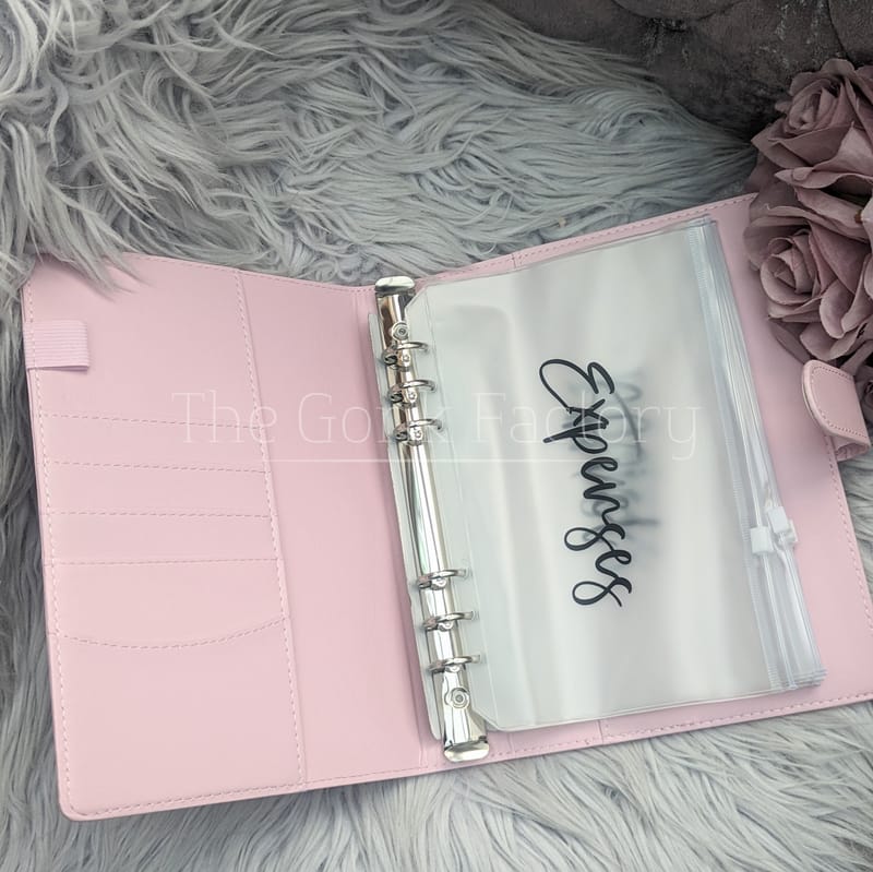 Large Grey 'Leopard Gonks' Budget Binder