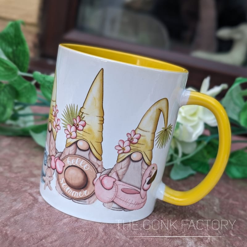 Coloured Handled Mugs - THE GONK FACTORY