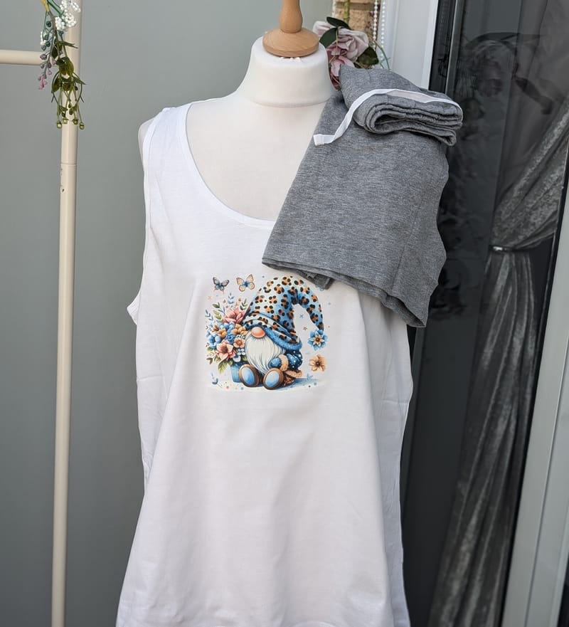 Ladies Short 'Flamingo Gonk' Pyjamas