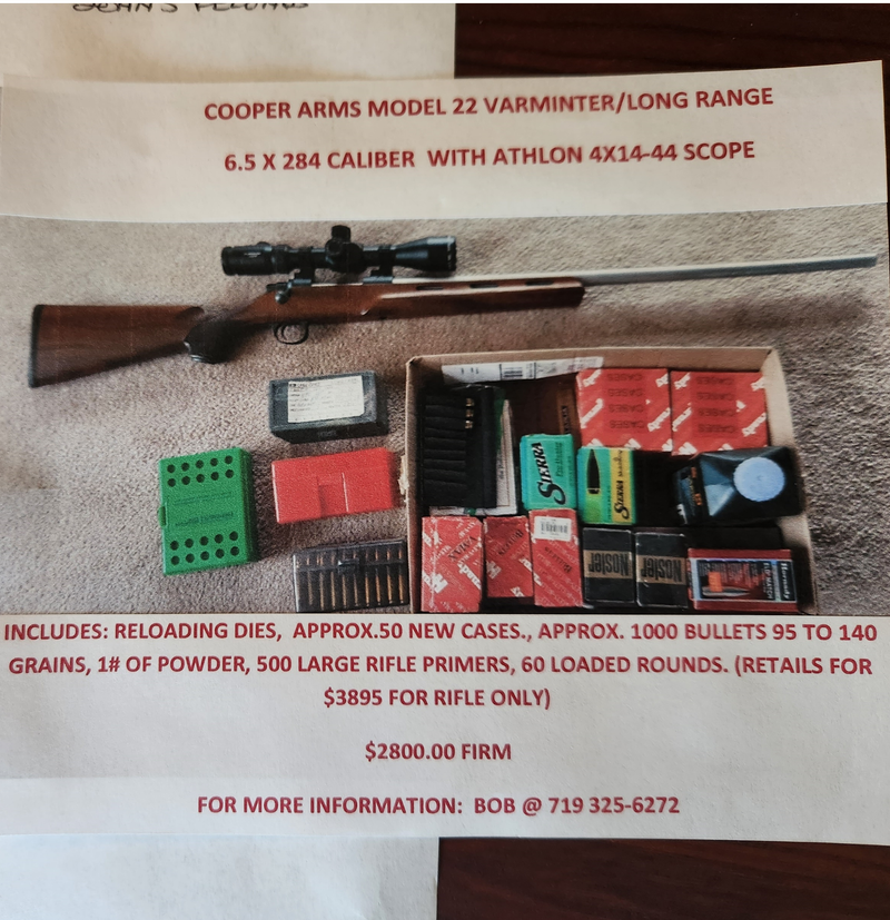 Cooper Arms Model 22 Varminter/Long Range - Teller Rifles