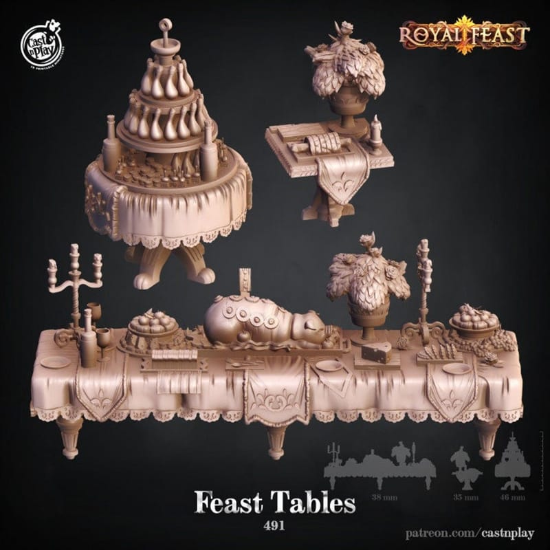 Royal Feast Tables - DragonBourne RPG