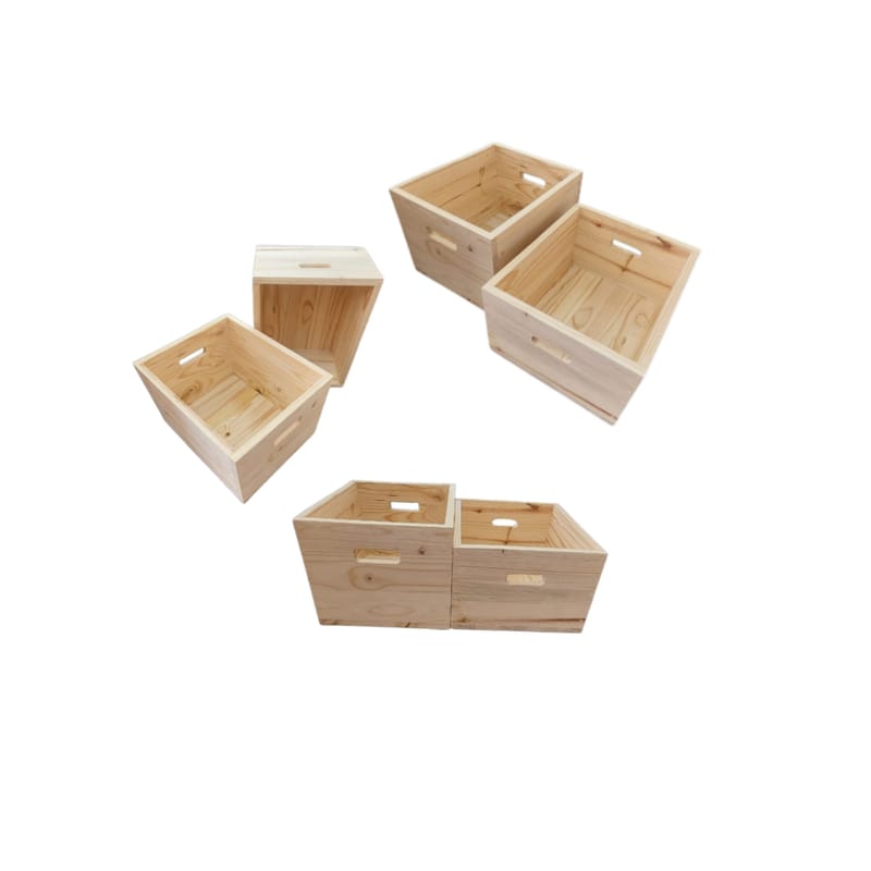 SMALL SLATTED CRATE - DTE WOODSTUFF