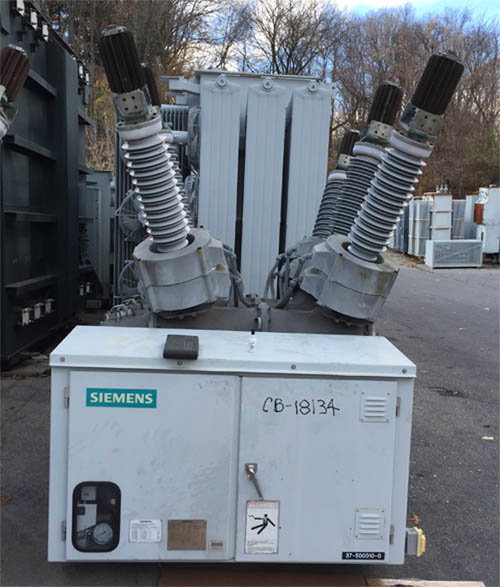 SIEMENS RECONDITIONED 145kV SF6 2000AMP DEAD TANK CIRCUIT BREAKERS