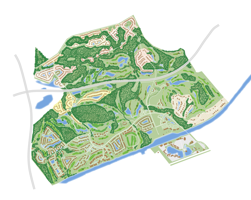 Interactive Mapping Example - Barefoot Resort Map