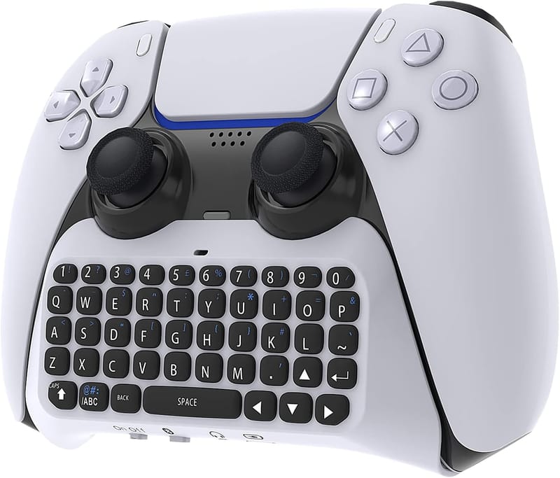PS5 Mini Portable Wireless Controller Keyboard Bluetooth 3.0 Chatpad ...