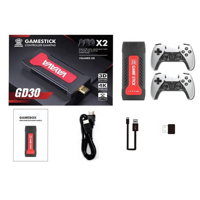 GD30 Game Stick 4K Retro Gaming Console HD Output Video Game Console...