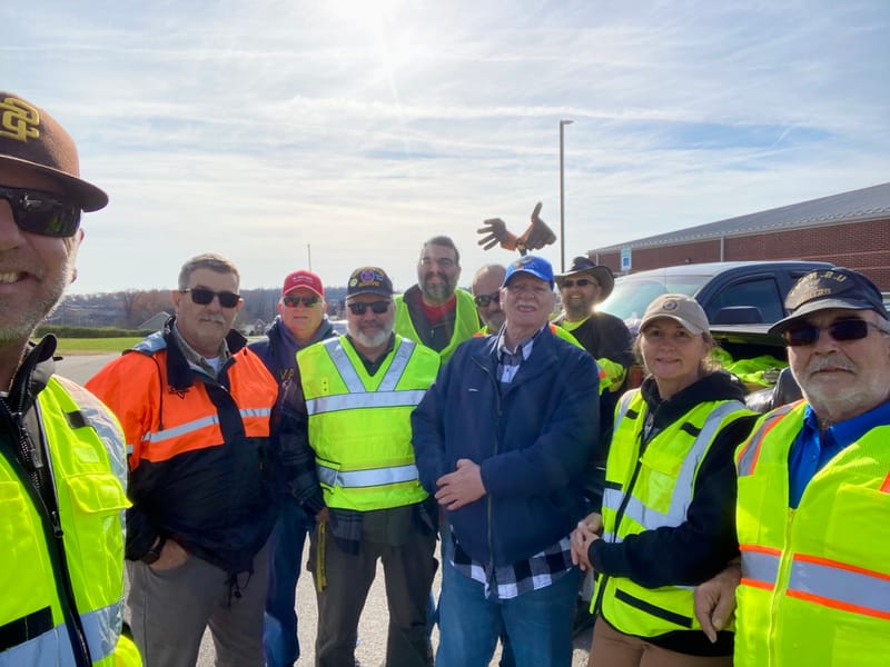 November Street Clean-Up - American Legion 'CSM Gary M. Crisp' Post 289
