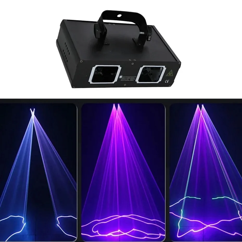 FOR HIRE - DUAL HEAD FULL COLOUR LINE LASER STAGE LIGHT - JSL Audio Visual
