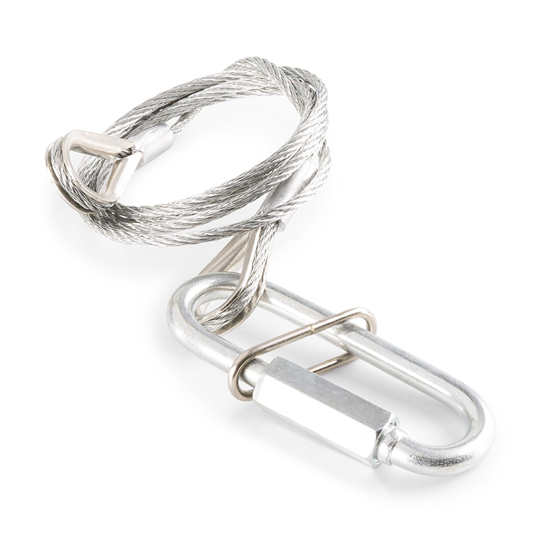 SAF20 STEEL SAFETY CABLE 70CM X 2MM - JSL Audio Visual