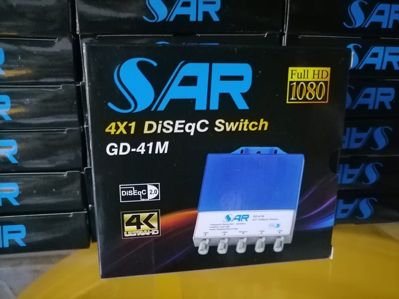 4x1 Diseqc Switch SAR GD-41M - D3 ELECTROSAT