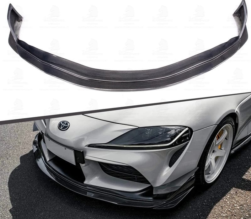 Supra 2019+ a90 front bumper carbon fiber front lip - Www.amsplitters.com