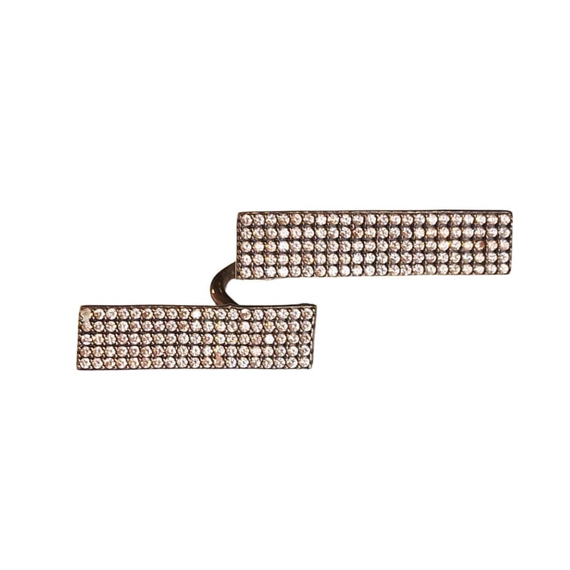 Geometric horizontal shapes crafted over sterling silver - Fransawi ...