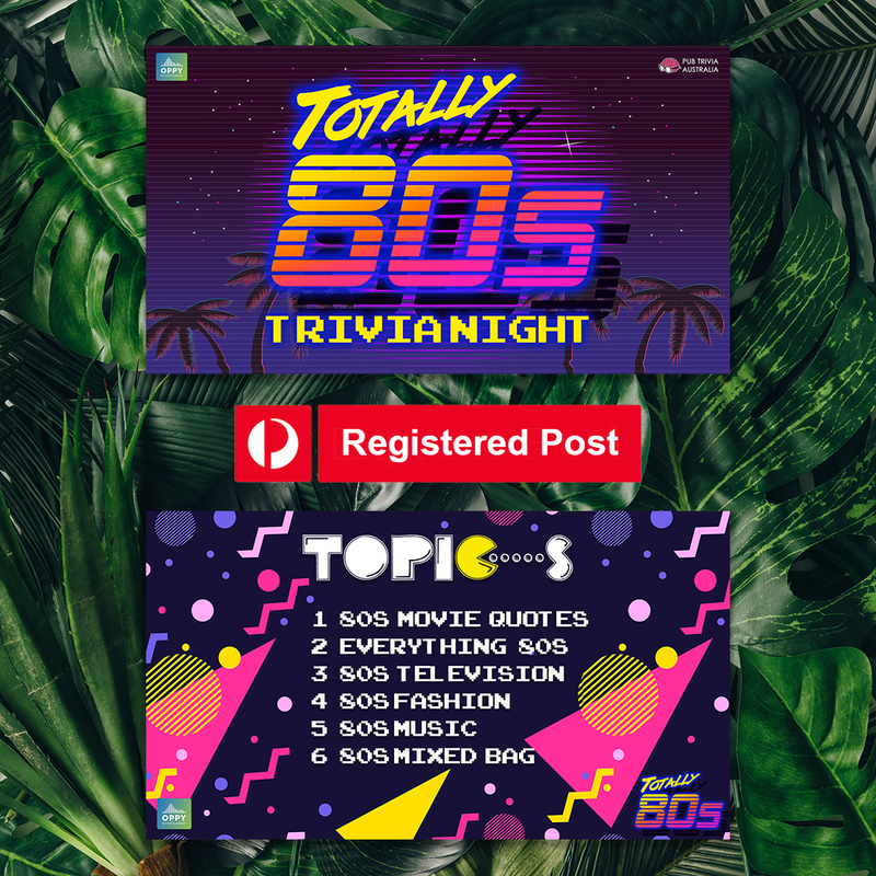 PAPER BASED VIA POST - Pub Trivia Australia