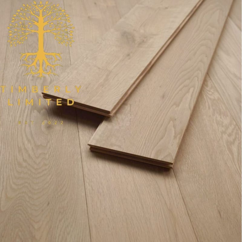 T&G Solid Oak Flooring (Unfinished) 72mm - 96mm (This Is Sold Per m2 ...