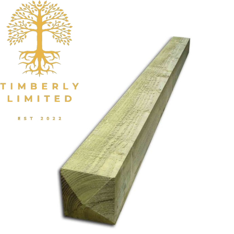 4 way Sawn Timber Post Tanalised - Treated | Timberly Limited Hereford