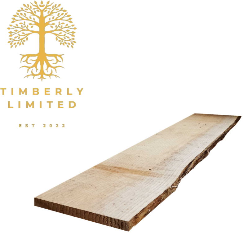 Waney Edge Board Douglas Fir/Larch 20mm x 225mm x 3.6m - Timberly ...