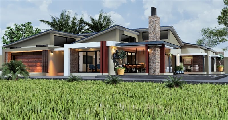 SA-00150-RURAL AREA PLAN 4 bedrooms - SITHAGU ARCHITECTS