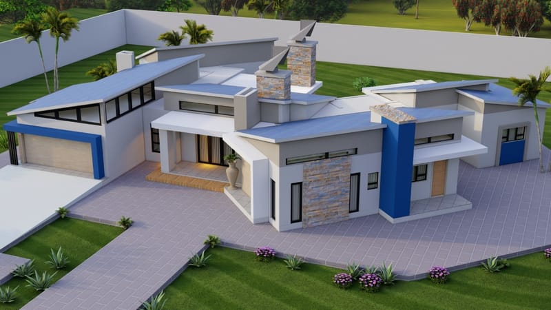 Butterfly Roof ,limpopo house plans