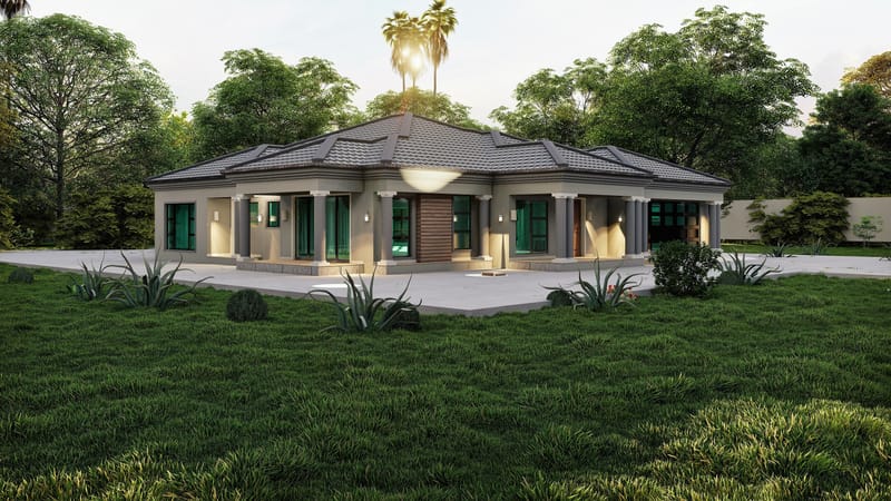 SA-00162 3 BEDROOM RURAL AREA - SITHAGU ARCHITECTS