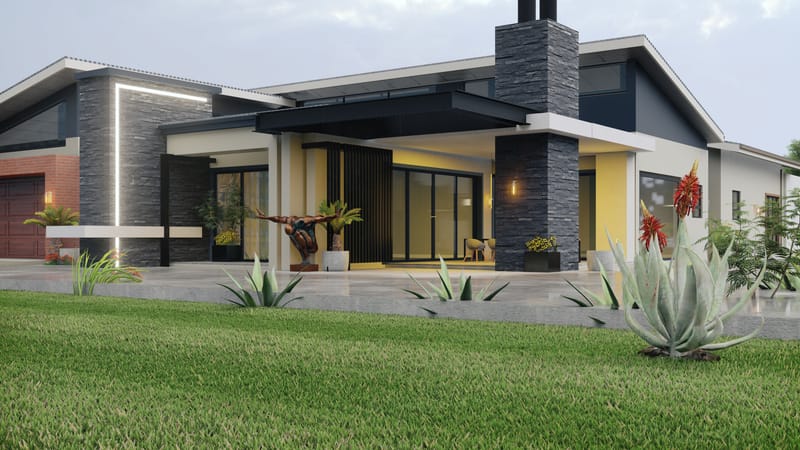 Butterfly Roof ,limpopo house plans