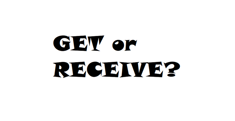 GET czy RECEIVE? - Practical English