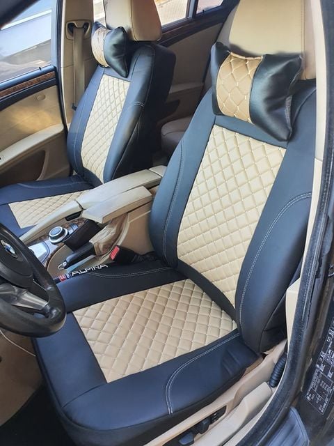 Material imitatie piele perforata BEJ - One Electric Light