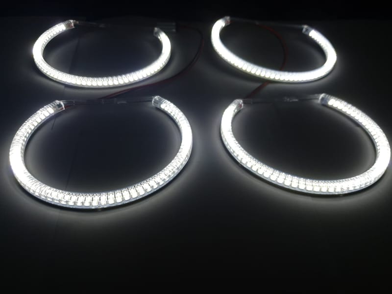 Kit Angel Eyes CCFL BMW E90 2004-2011 2x100mm + 2x120mm - pentru inlocuirea inelelor originale ...