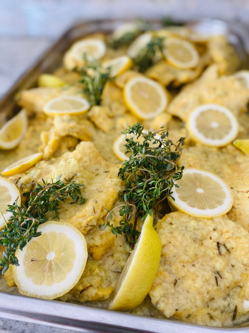 Lemon & Herb Chicken Fillets - Sweet Lemon Catering