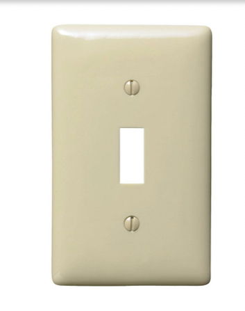 Switch Wall Plate, Ivory - Harbro Supply